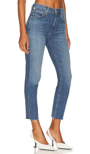 Citizens Of Humanity Isola Straight Crop In Blue
