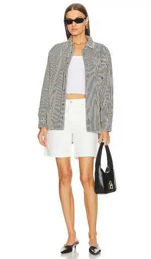 ANINE BING Gavin Short In White
