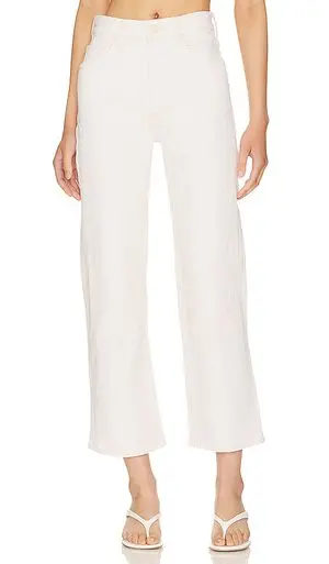 MOTHER The Bee's Knees Rambler Zip Ankle Jeans - Act Natural