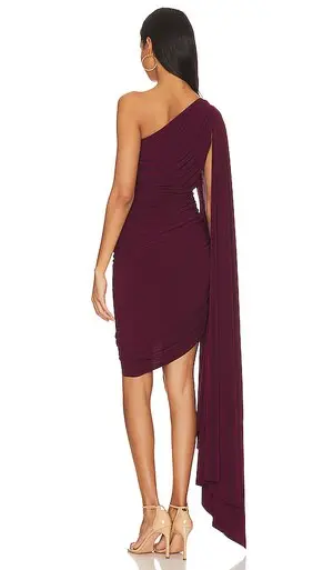 Norma Kamali Diana Mini Dress W/ Sleeve
