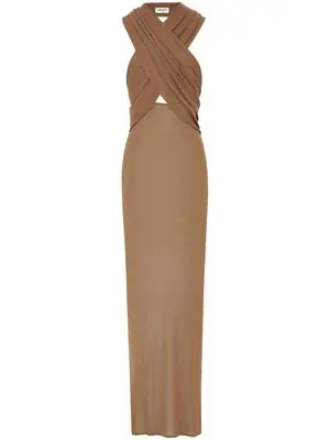 Saint Laurent Hooded Evening Dresses
