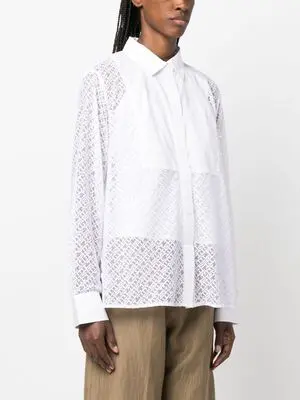 Tommy Hilfiger Monogram Lace Shirt
