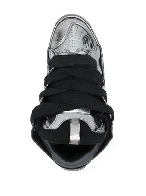 LANVIN Curb Lace-up Sneakers - Grey