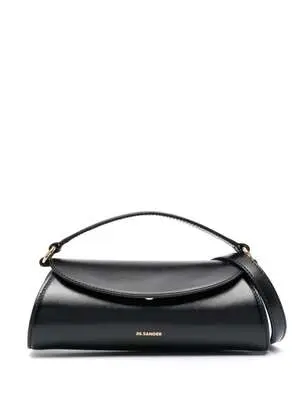 JIL SANDER Small Cannolo Tote - Black