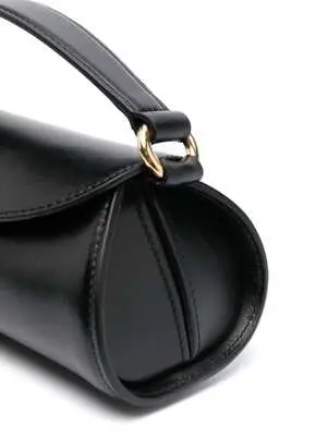 JIL SANDER Small Cannolo Tote - Black