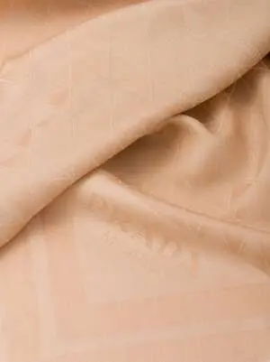 Prada Symbole Logo-jacquard Scarf - Neutrals