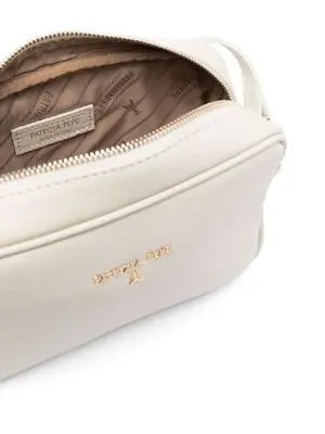 Patrizia Pepe Leather Crossbody Bag - Neutrals