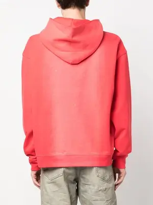 PURPLE BRAND Logo-print Cotton Hoodie