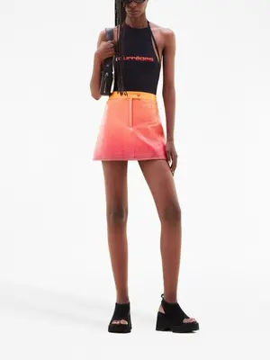 COURREGES Sunset Tech Jersey Bodysuit