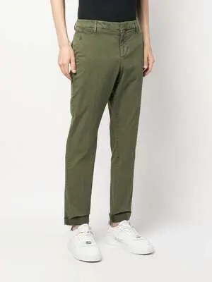 DONDUP Straight-leg Chino Trousers - Green