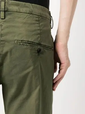 DONDUP Straight-leg Chino Trousers - Green