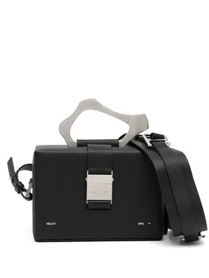 HELIOT EMIL Leather Box-bag - Black