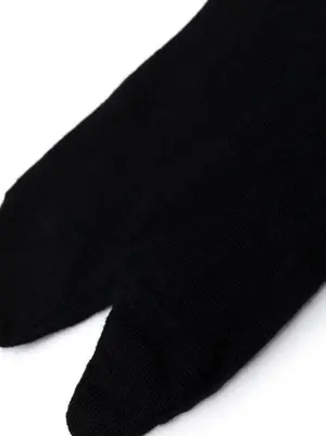 MAISON MARGIELA Tabi Knee-high Socks - Black