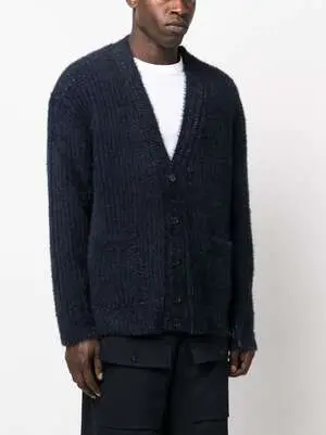 Missoni V-neck Knitted Cardigan - Blue