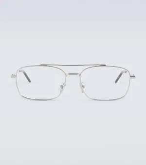 Dior Diorblacksuito N2u Aviator Glasses - Silver