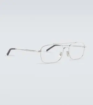 Dior Diorblacksuito N2u Aviator Glasses - Silver