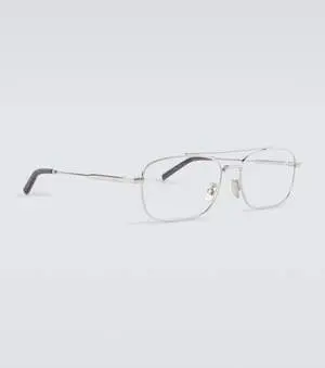 Dior Diorblacksuito N2u Aviator Glasses - Silver