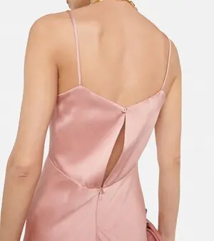 Max Mara Selce Satin Slip Dress