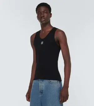 Loewe Anagram Cotton-blend Tank Top