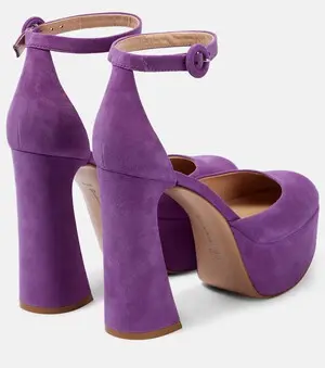 GIANVITO ROSSI Vernice Platform Pumps
