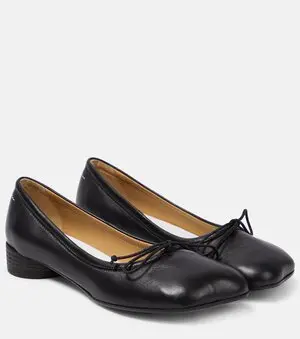 MAISON MARGIELA Leather Ballet Flats