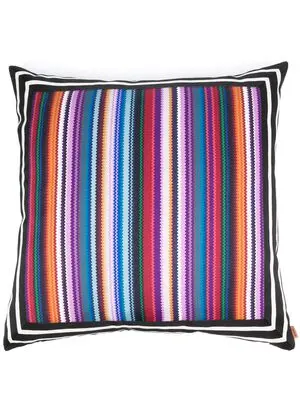 Missoni Zigzag Print Feather Cushion - Blue