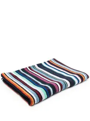 Missoni Striped Cotton Bath Towel - Blue