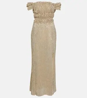 Altuzarra Embellished Silk Gown