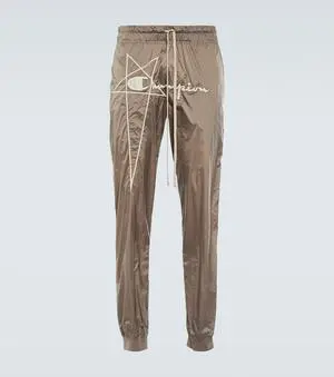 Rick Owens Nylon Sweatpants - Beige