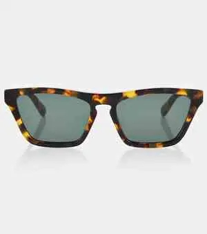 Stella McCartney Tortoiseshell Rectangular Sunglasses