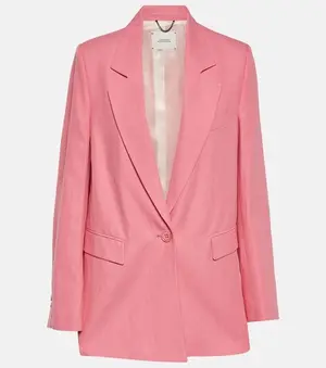 Dorothee Schumacher Cotton And Linen Blazer - Pink