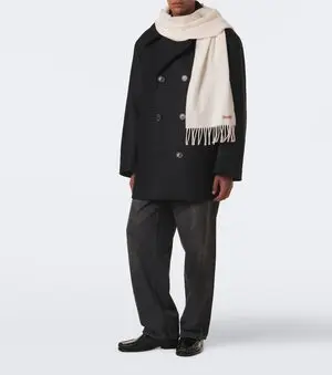 Acne Studios Fringed Wool Scarf