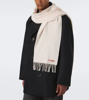 Acne Studios Fringed Wool Scarf