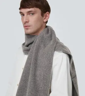Acne Studios Fringed Wool Scarf