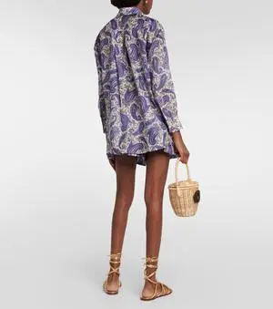 Zimmermann Devi Paisley-print Silk Shirt