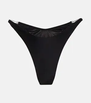 MUGLER Cutout Bikini Bottoms