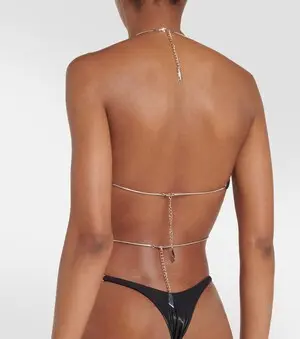 MUGLER Cutout Bikini Bottoms
