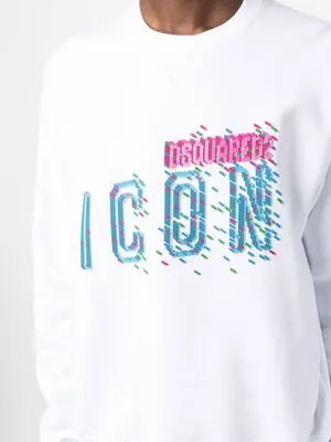 Dsquared2 Icon-print Cotton Sweatshirt