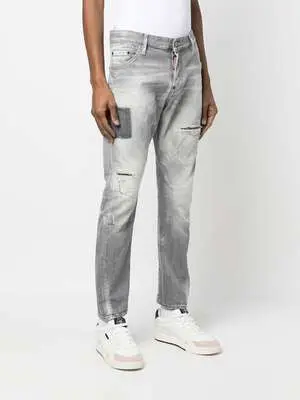 Dsquared2 Distressed-effect Slim-fit Jeans