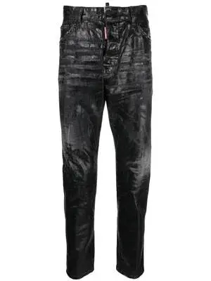Dsquared2 Coated-finish Slim-fit Jeans