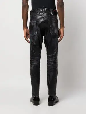 Dsquared2 Coated-finish Slim-fit Jeans