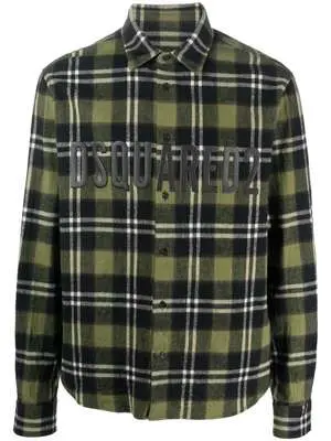Dsquared2 Plaid-print Flannel Shirt