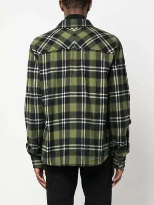 Dsquared2 Plaid-print Flannel Shirt