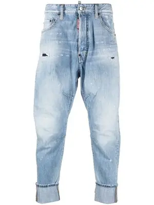 Dsquared2 Cropped Baggy-fit Jeans