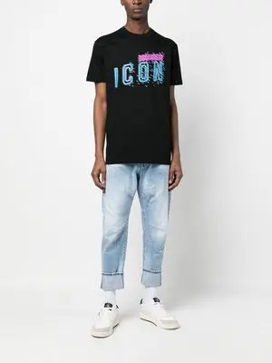 Dsquared2 Cropped Baggy-fit Jeans