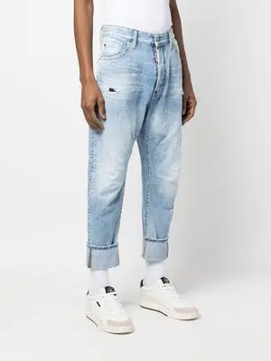 Dsquared2 Cropped Baggy-fit Jeans
