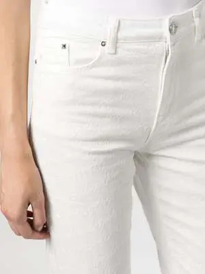 Karl Lagerfeld High-waisted Straight-leg Jeans
