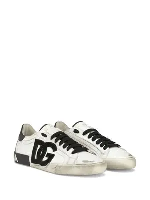 Dolce & Gabbana Portofino Low-top Sneakers - White