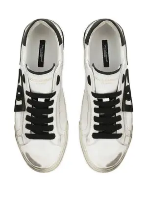 Dolce & Gabbana Portofino Low-top Sneakers - White