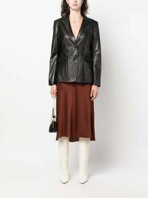 Rag & Bone Charles Single-breasted Leather Blazer